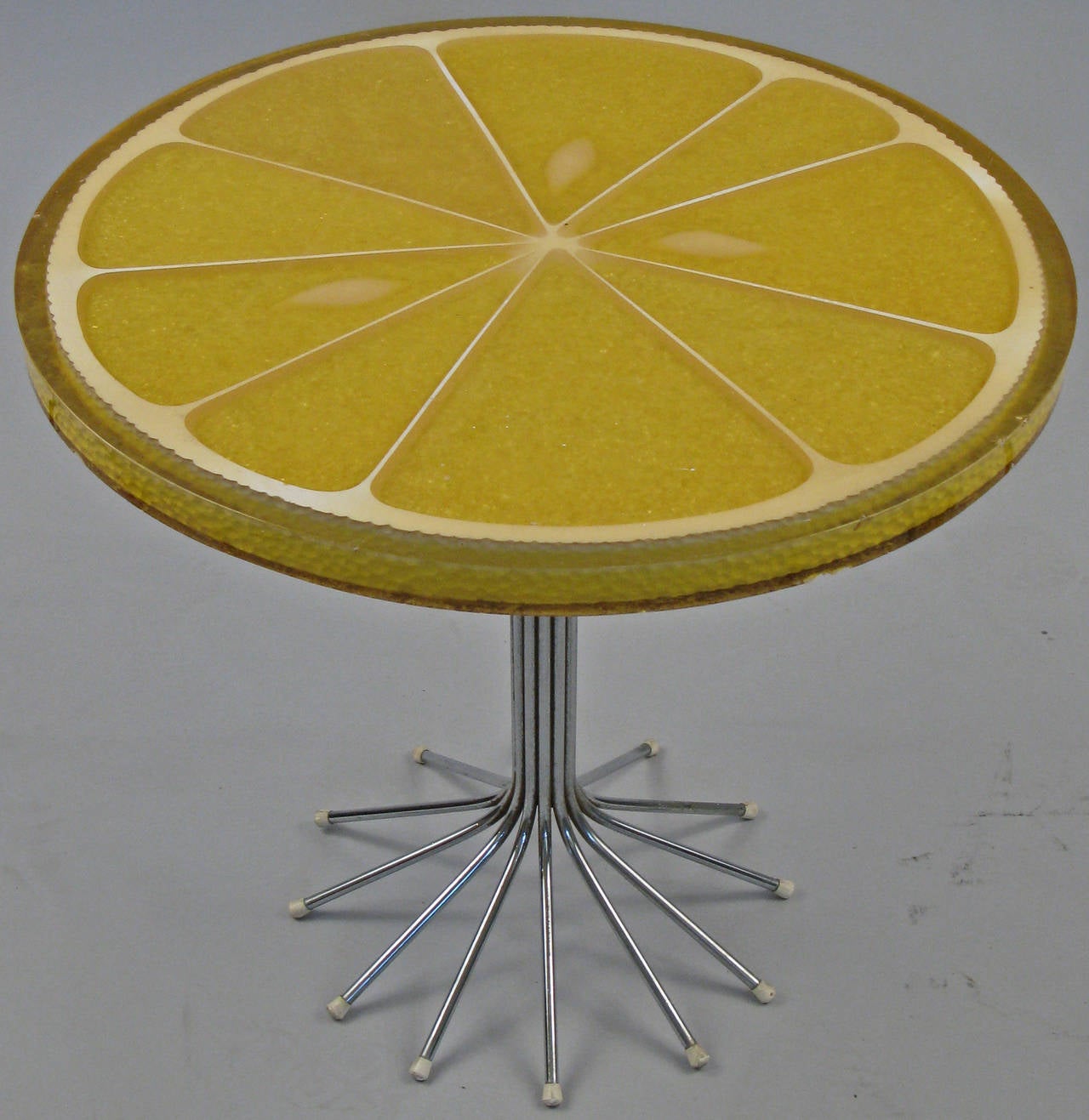 Vintage 1960s Lemon Slice Table at 1stDibs | vintage lemon table, 70s ...