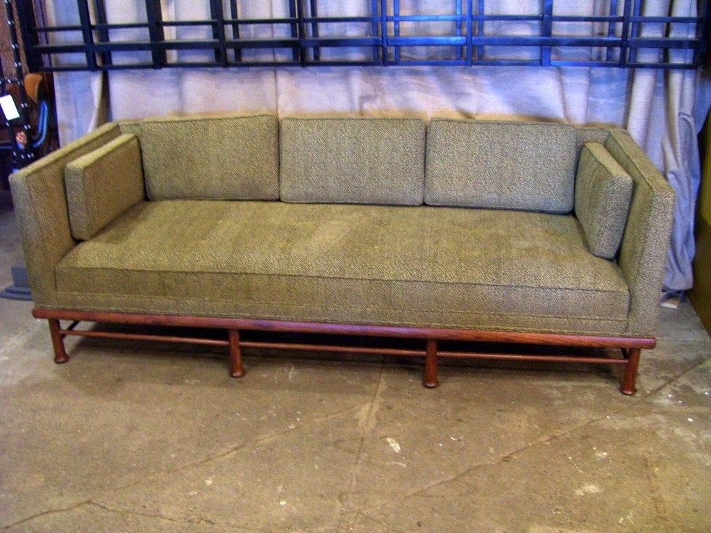 Three Seater Tuxedo Sofa at 1stDibs