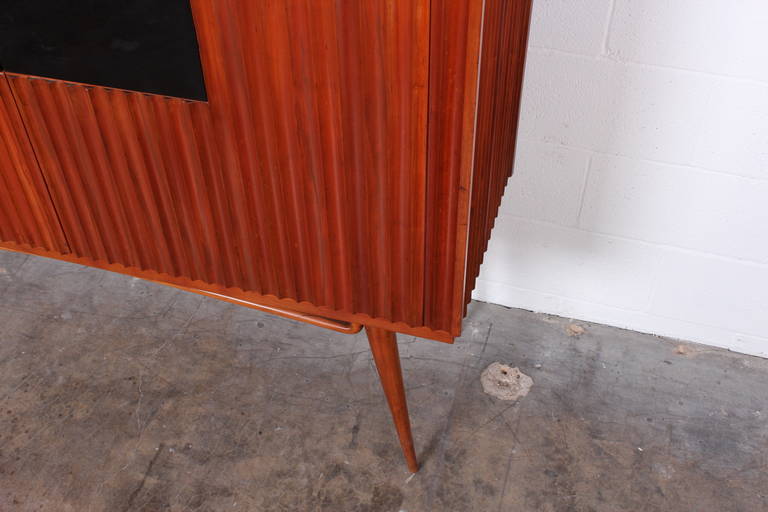Italian Scalloped Cabinet For Sale at 1stDibs