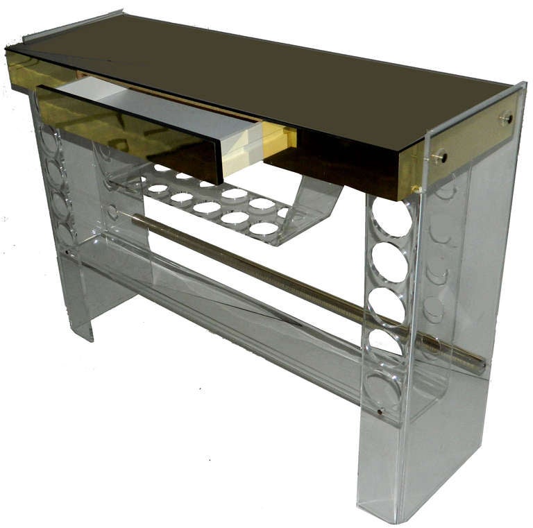 Lucite Bar at 1stDibs