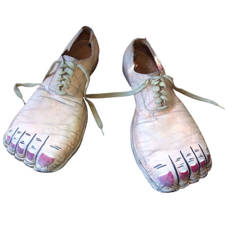 Vintage Circus Clown Shoes at 1stDibs