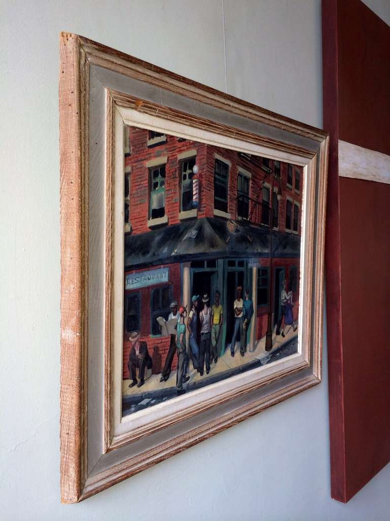 Harold Stevens (1917-) Oil on Canvas at 1stDibs