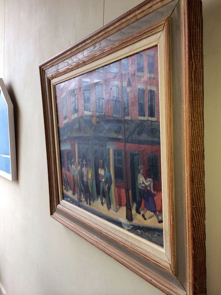 Harold Stevens (1917-) Oil on Canvas at 1stDibs