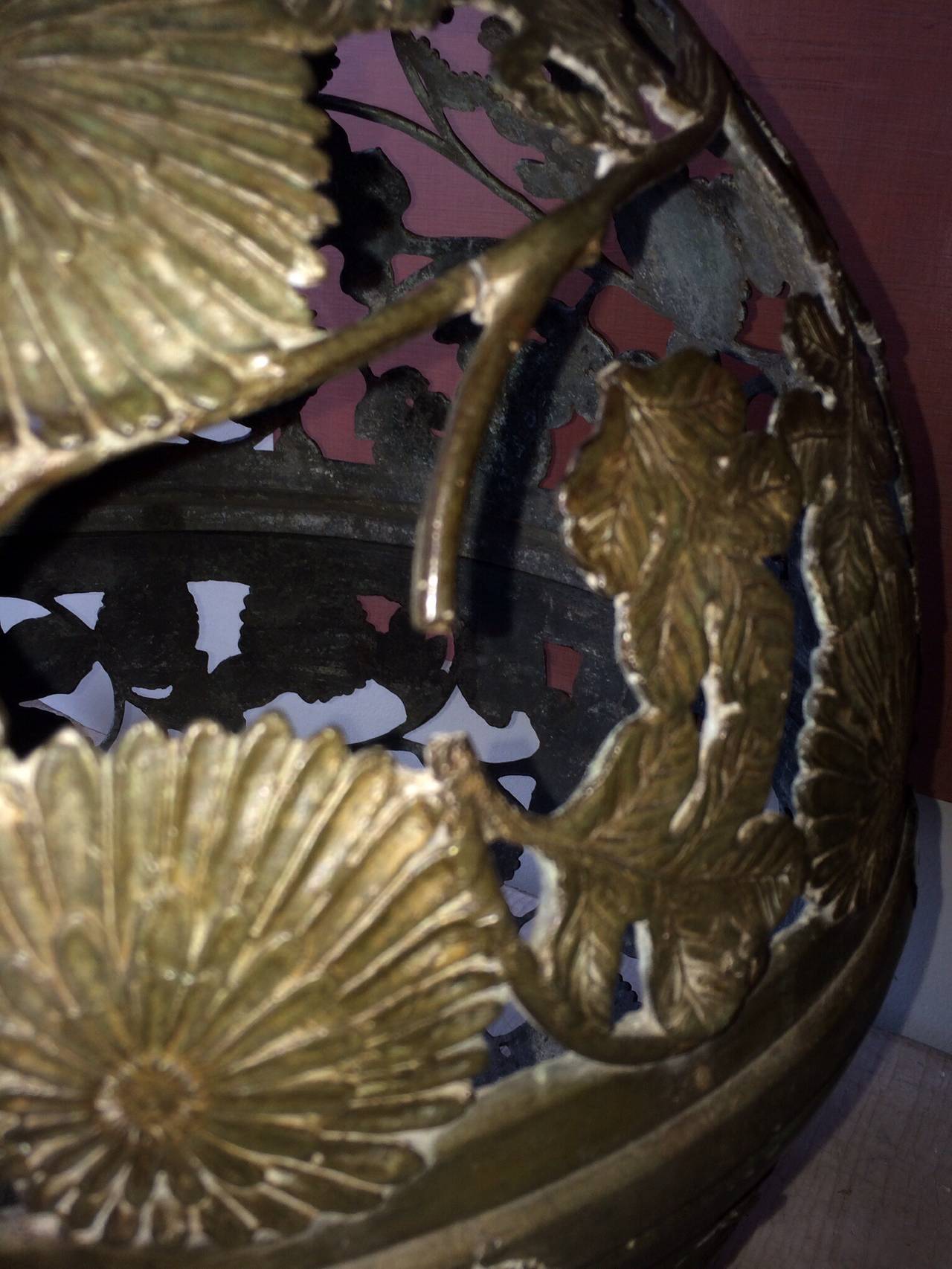 Japanese Meiji Bronze Spherical Lantern at 1stDibs