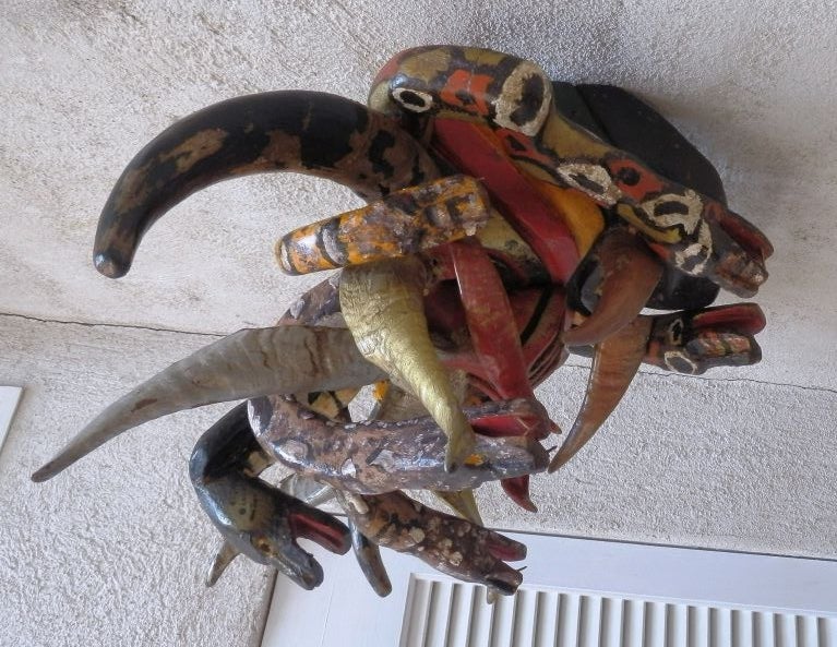 Mexican Devil Dance Mask For Sale at 1stDibs