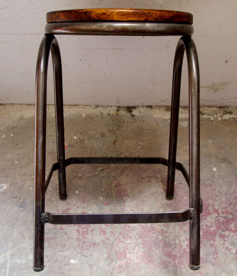 French Industrial Stool at 1stDibs