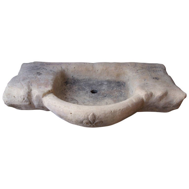 Large French Stone Sink at 1stDibs