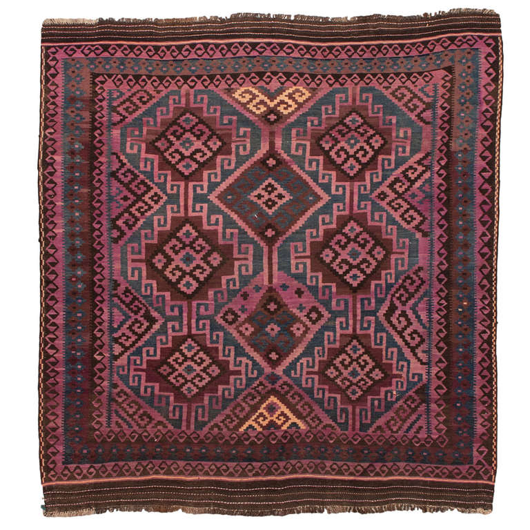 Vintage Afghan Kilim at 1stDibs