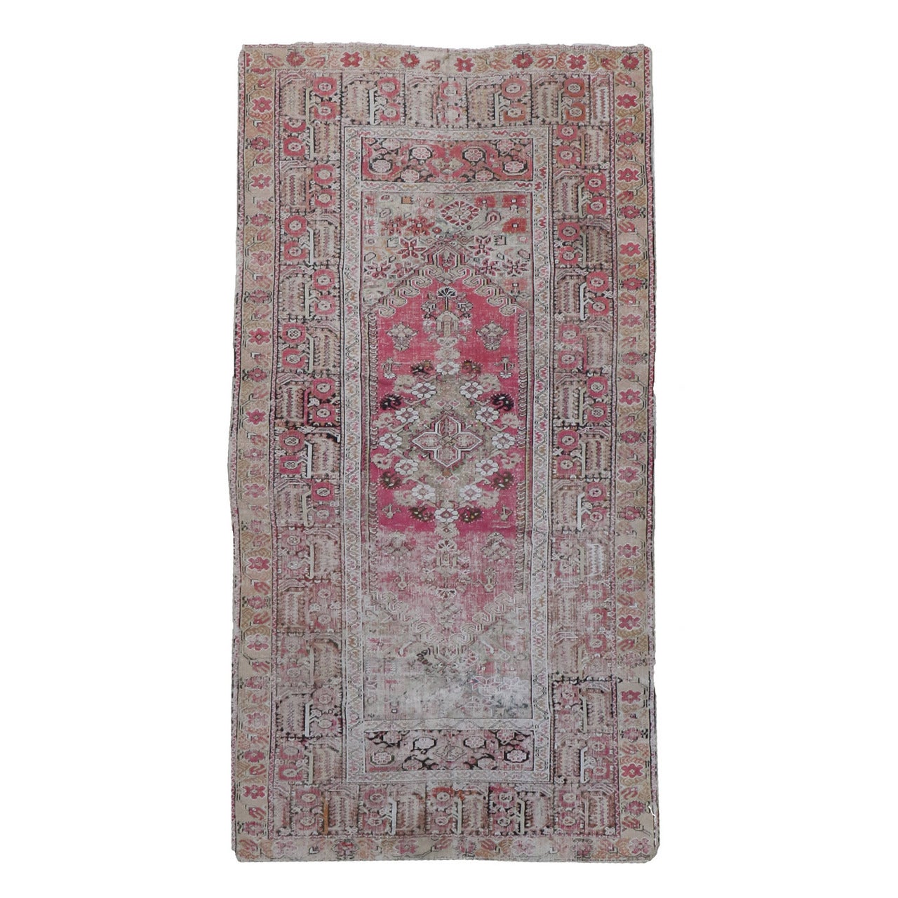 Antique Ghiordes Rug For Sale at 1stDibs