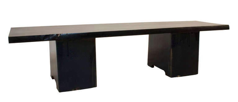 Dark Blue Bench at 1stDibs