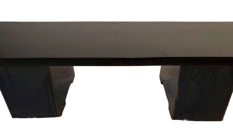 Dark Blue Bench at 1stDibs