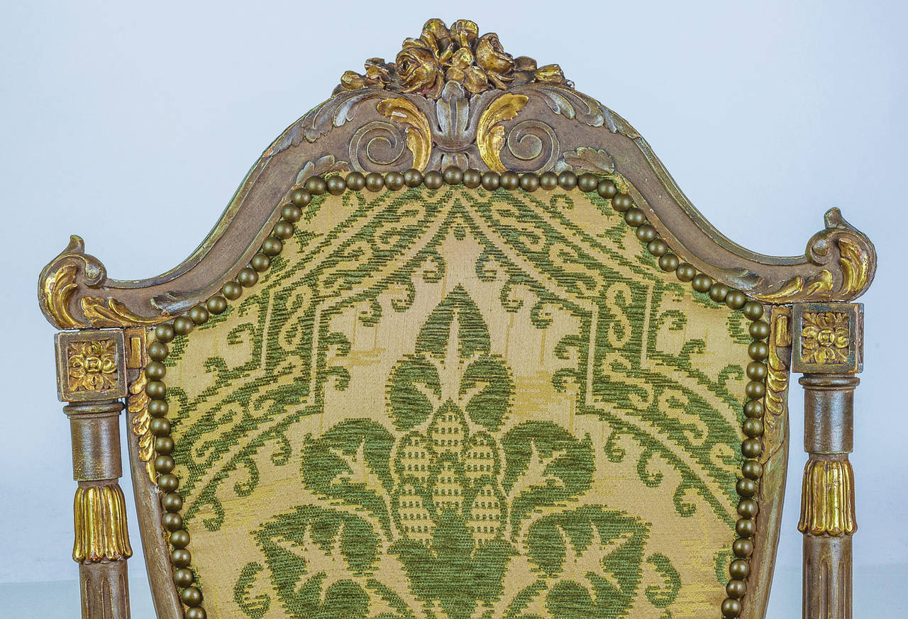 Wonderful Set of Twelve Louis XVI Style Dining Room Chairs For Sale at ...