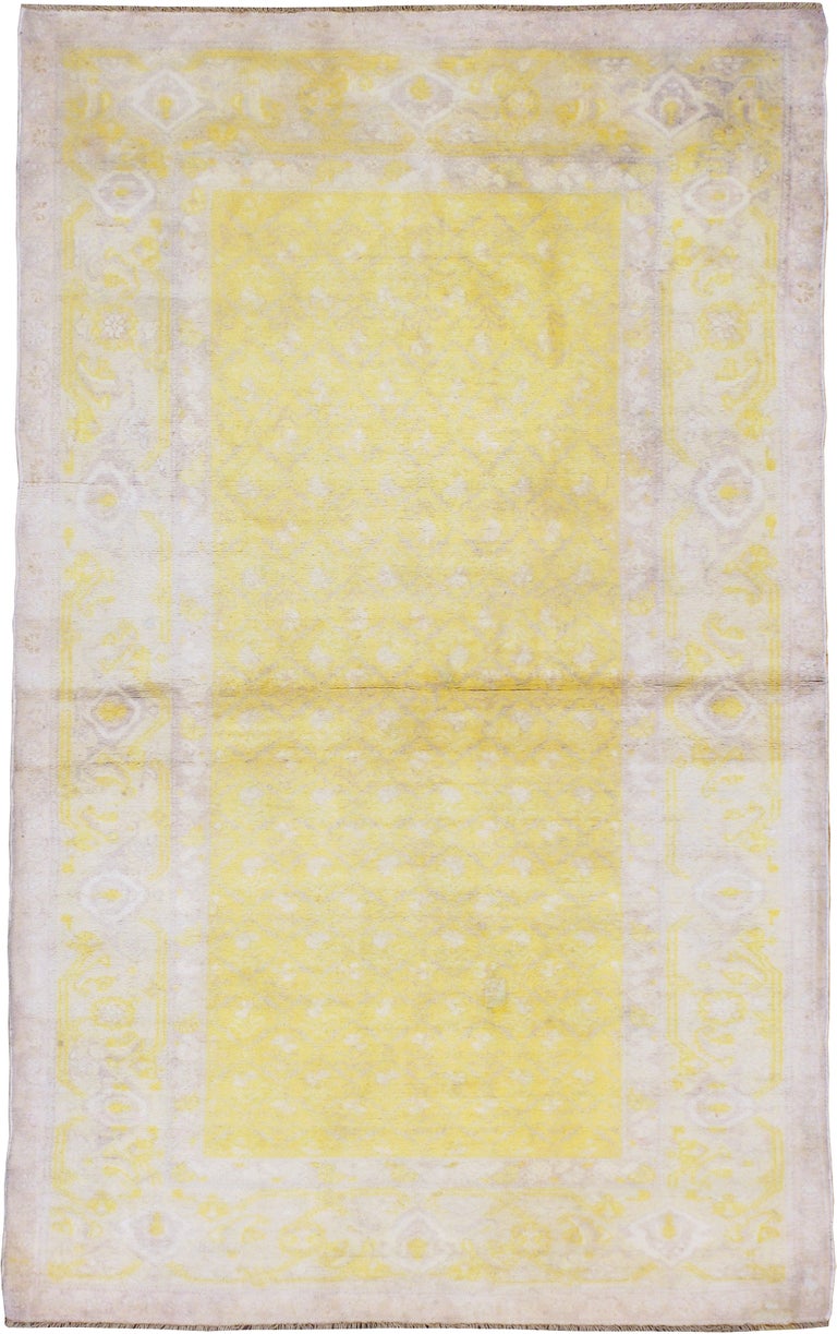 Antique Indian Cotton Agra Rug For Sale at 1stDibs