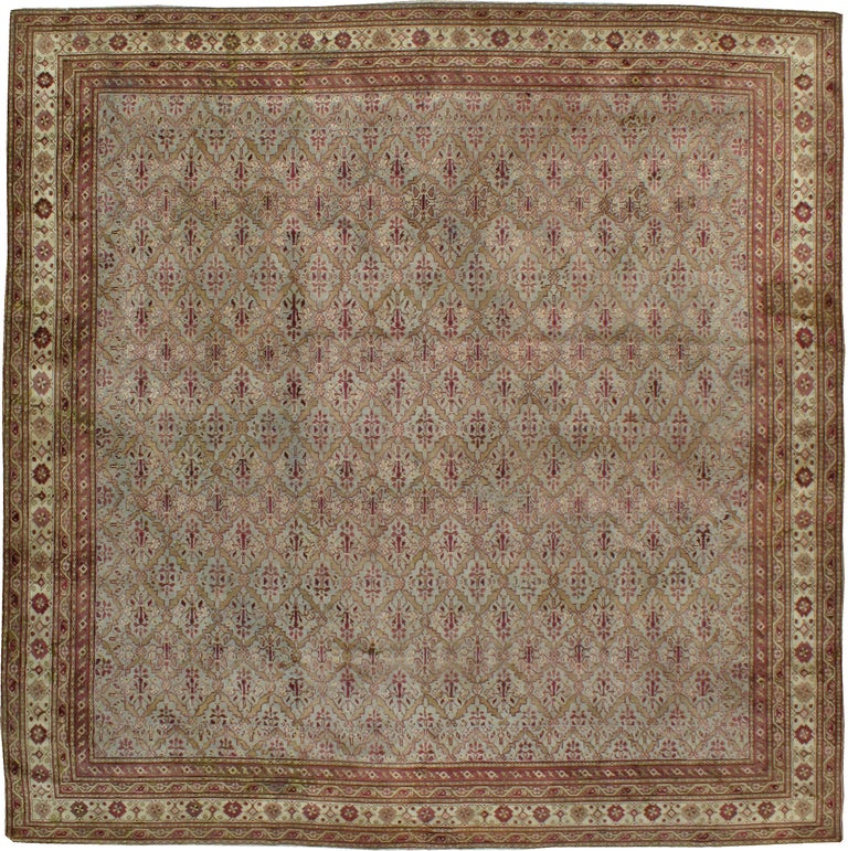 Antique Indian Agra Rug For Sale at 1stDibs