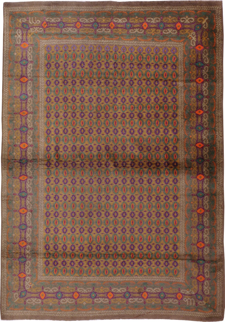 Vintage Indian Lahore Rug For Sale at 1stDibs