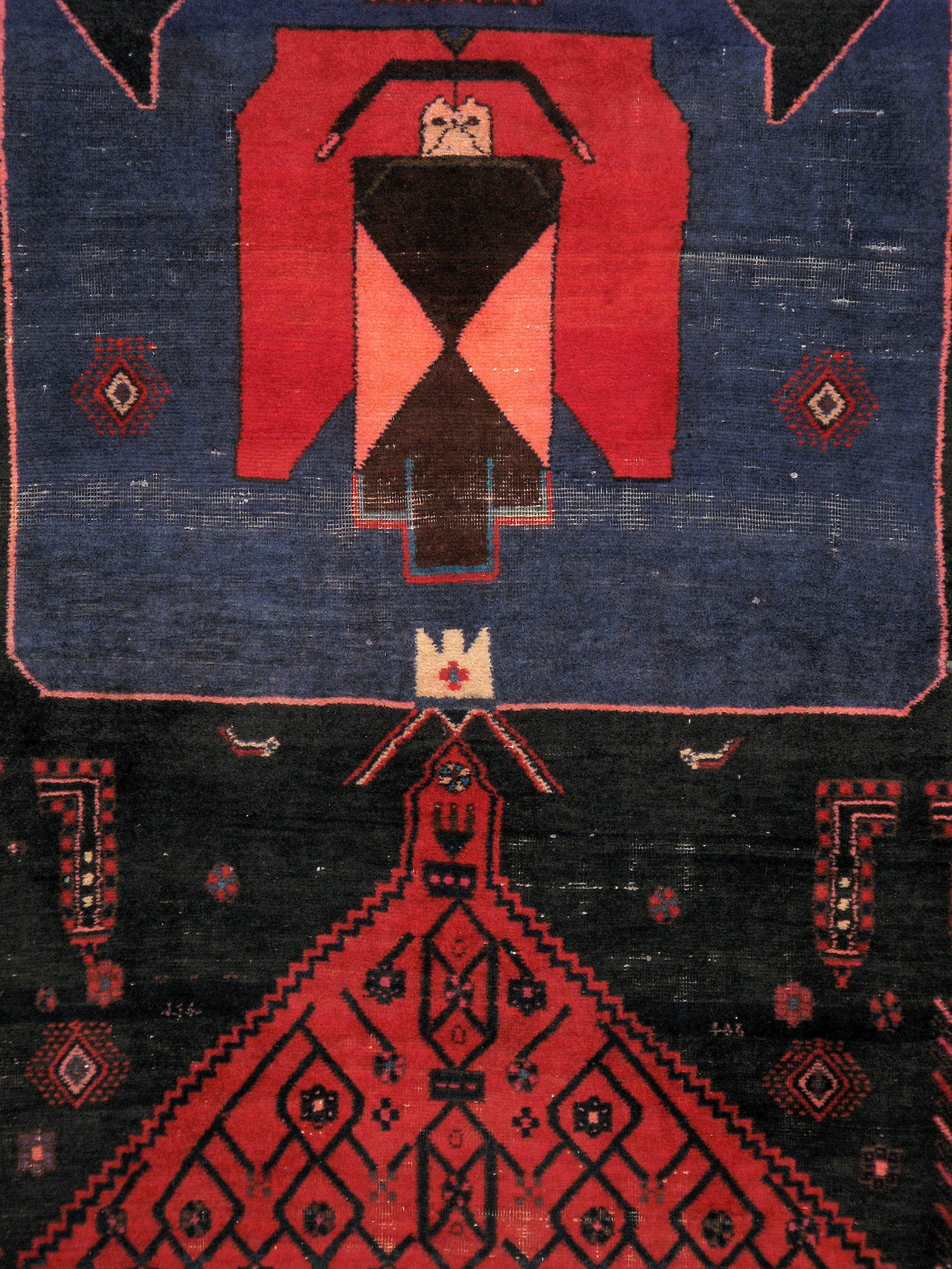 Vintage Persian Hamadan Rug at 1stDibs