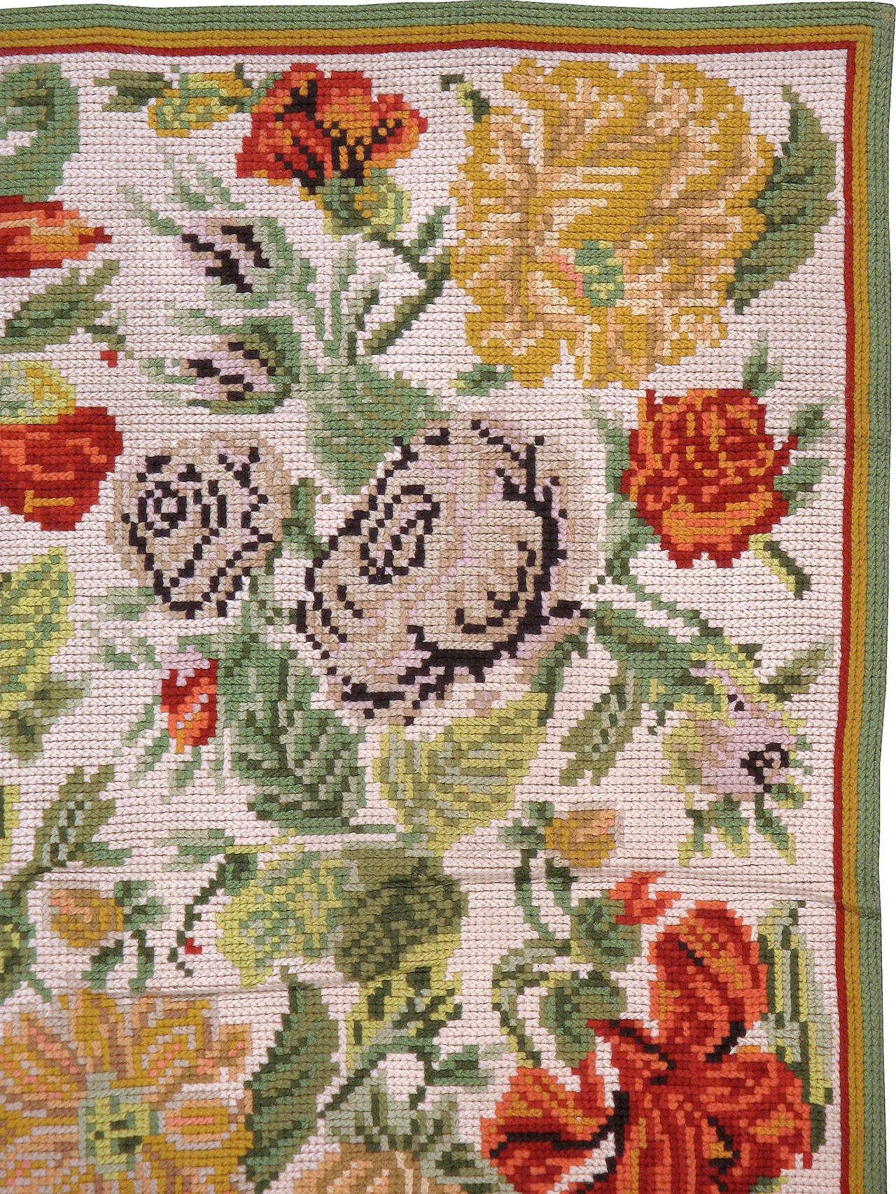 Vintage Portuguese Needlepoint Rug at 1stDibs | portuguese needlepoint ...