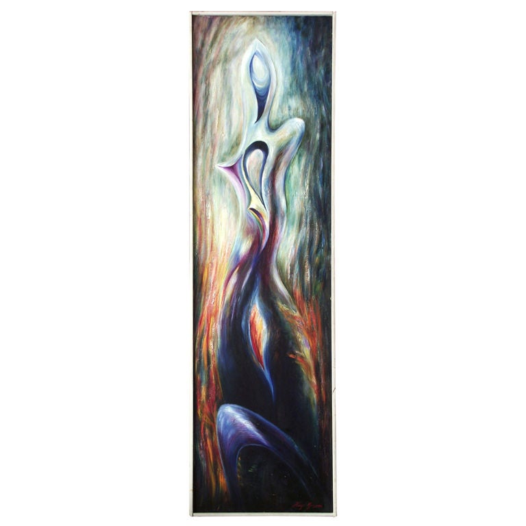 Phenomenal Surrealist Painting by Hugo Gnam at 1stDibs