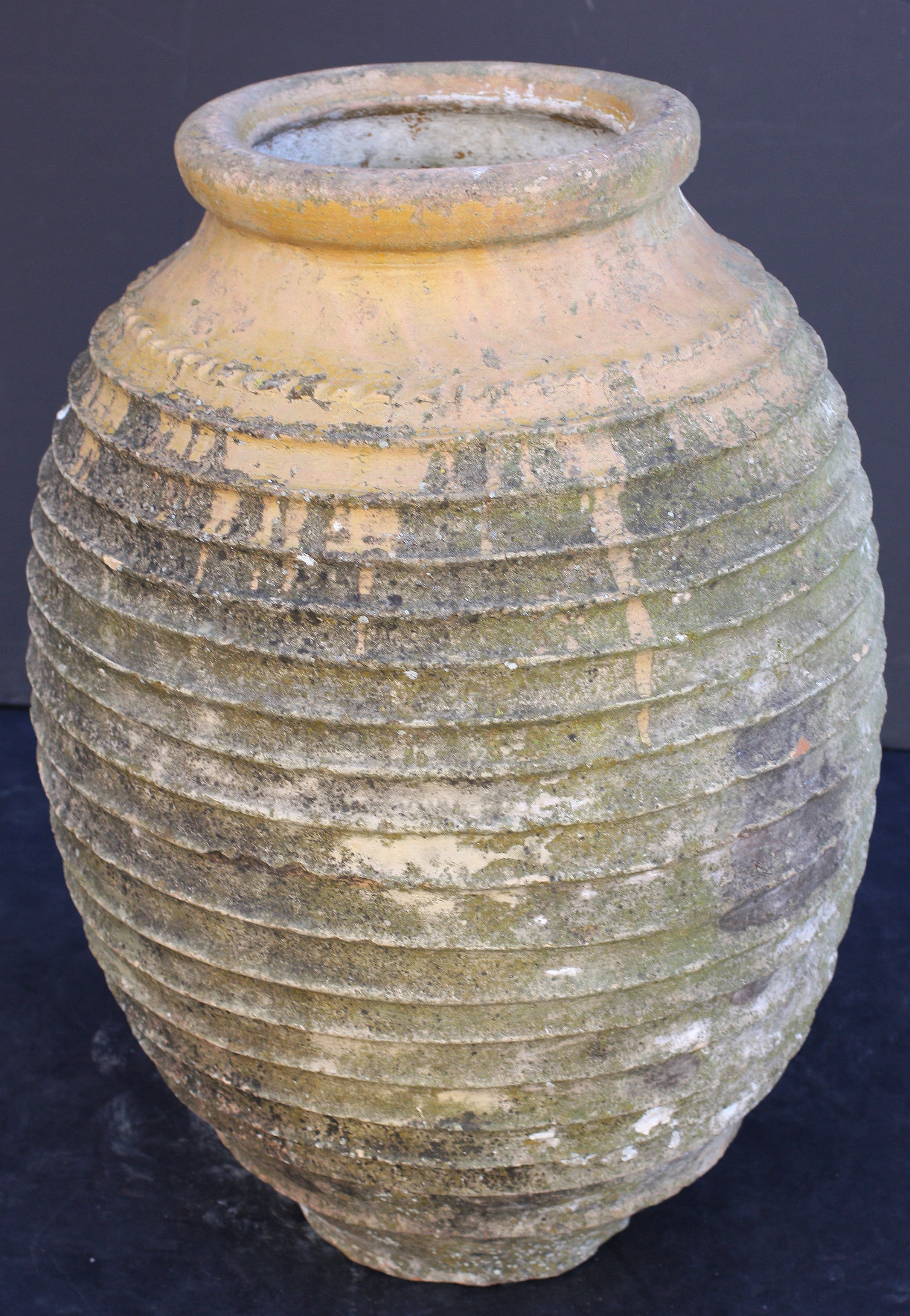 Large Greek Garden Urn or Oil Jar at 1stDibs