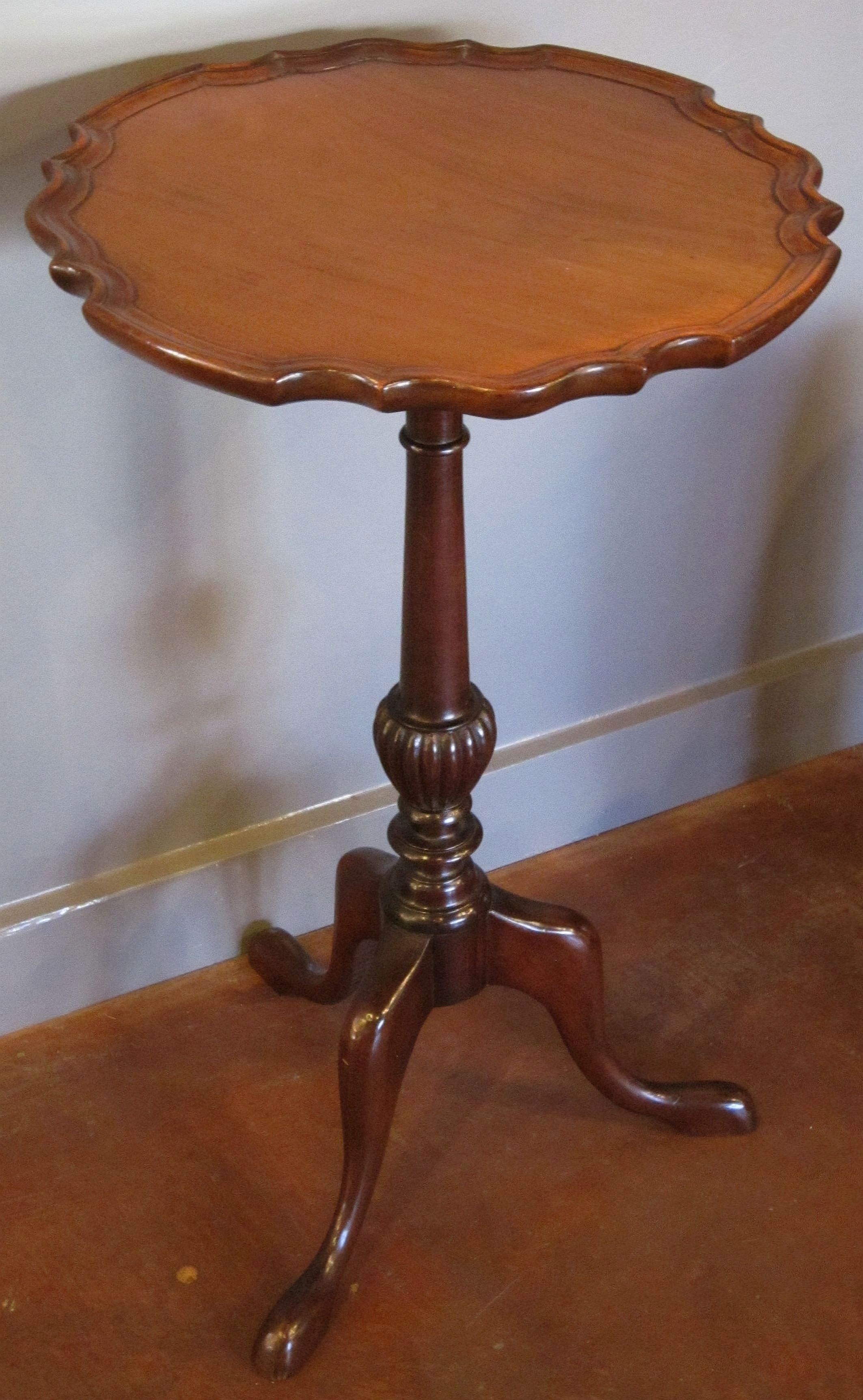 English Wine Table of Mahogany at 1stDibs
