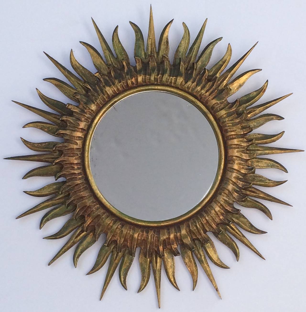 French Gilt Sunburst or Starburst Mirror at 1stDibs