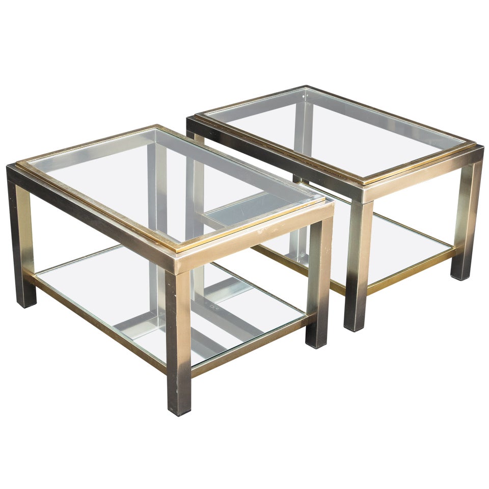 Pair of Low Tables at 1stDibs