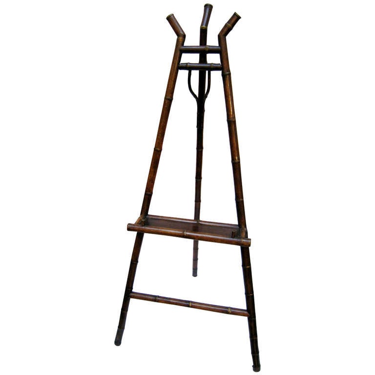 English Bamboo Display Easel at 1stDibs