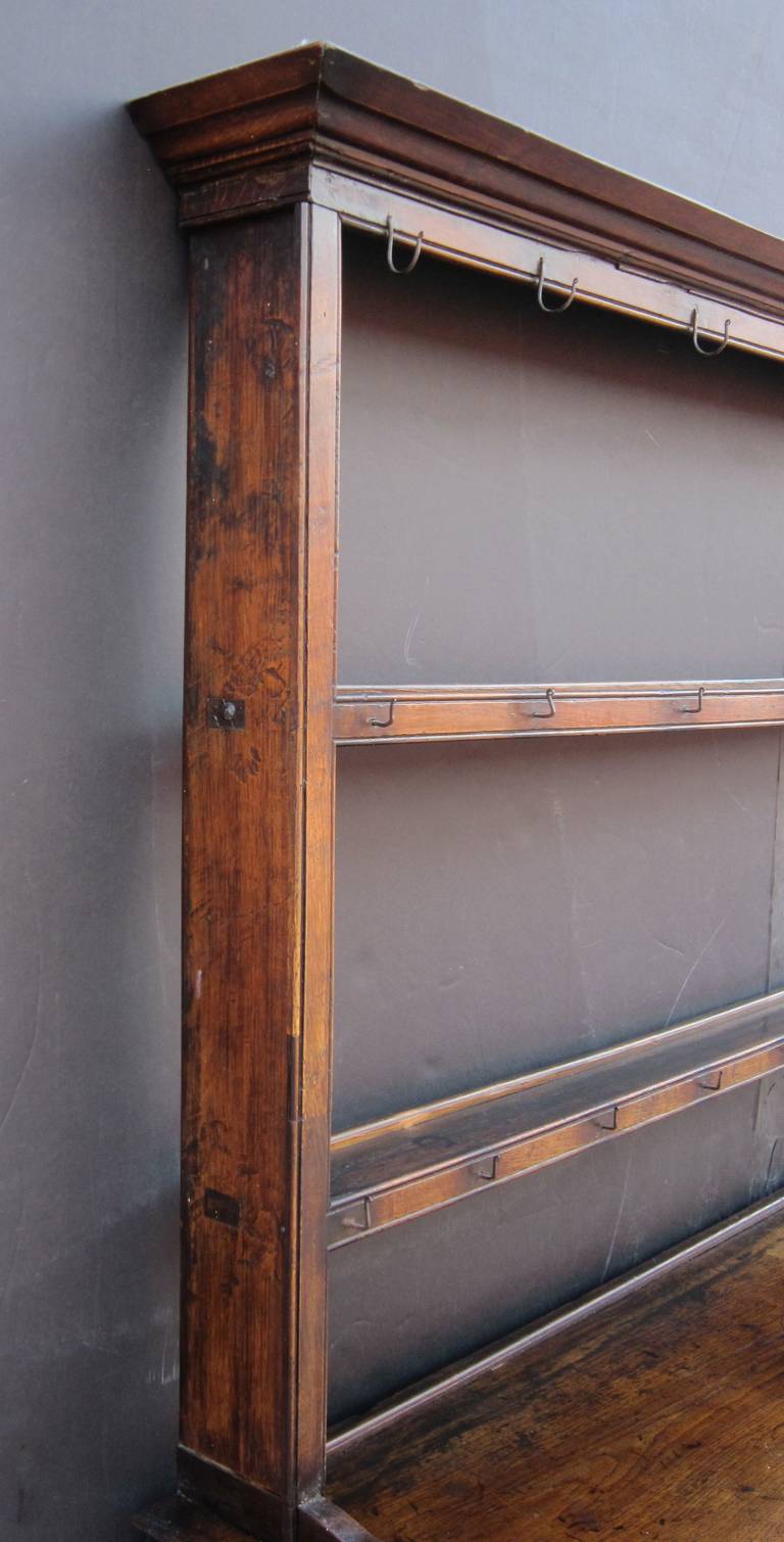 Welsh Pot Board Dresser of Oak at 1stDibs