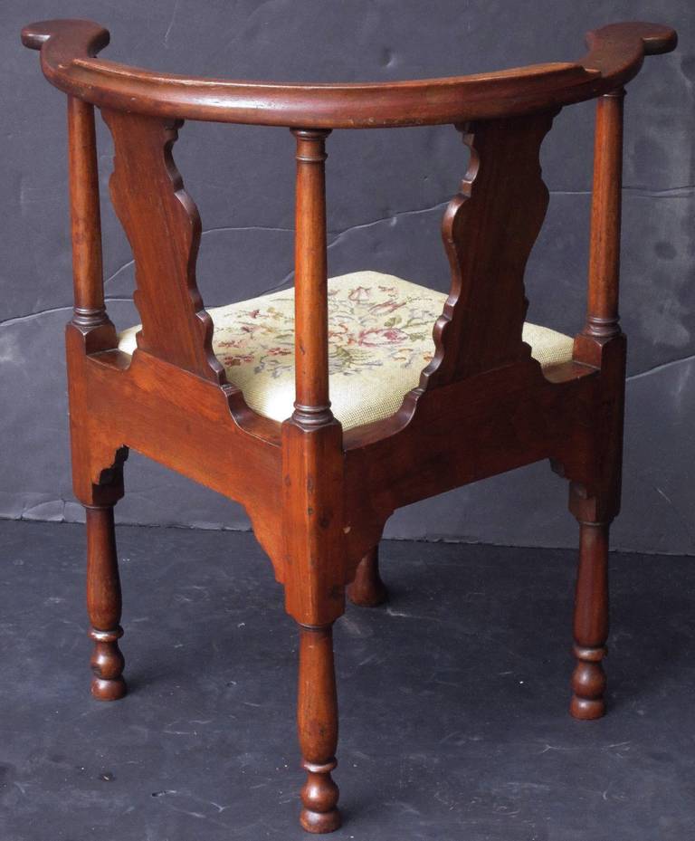 English Corner Chair of Mahogany from the Georgian Era at 1stDibs ...