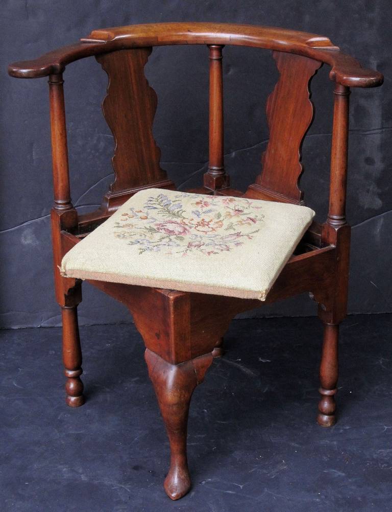 English Corner Chair of Mahogany from the Georgian Era at 1stDibs ...