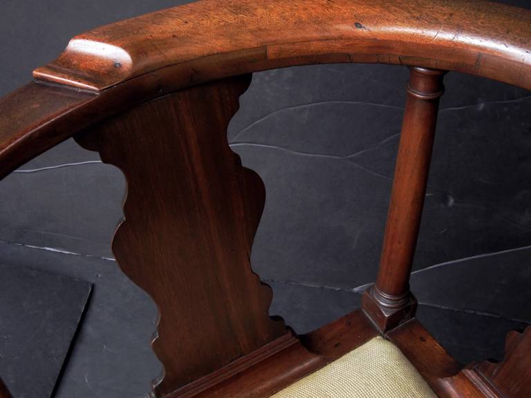 English Corner Chair of Mahogany from the Georgian Era at 1stDibs ...