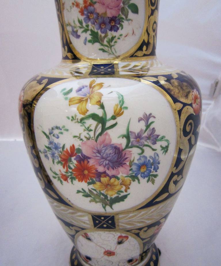 Pair of English Flower Vases at 1stDibs