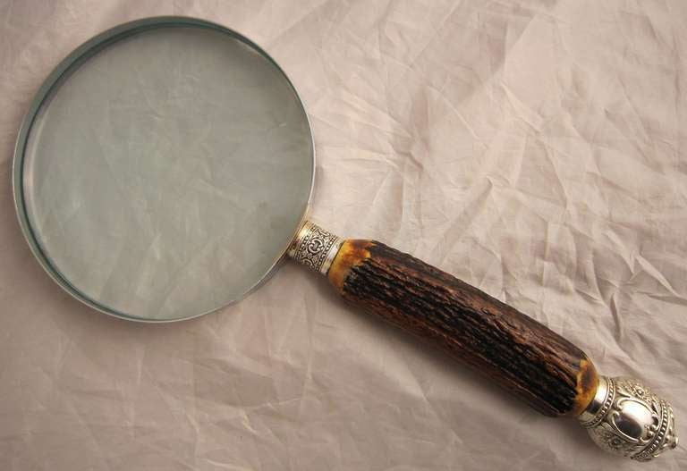 Large English Magnifying Glass at 1stDibs