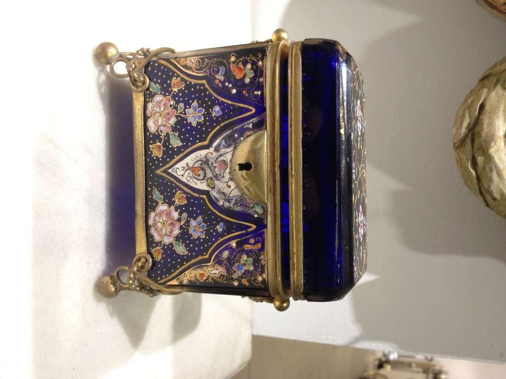 Sugar Box in Glass Russia For Sale at 1stDibs