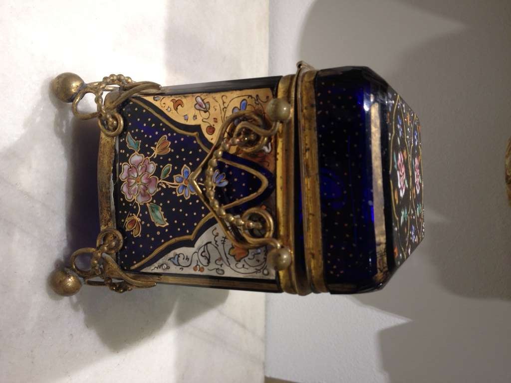 Sugar Box in Glass Russia For Sale at 1stDibs