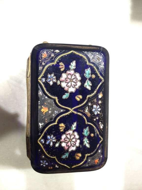 Sugar Box in Glass Russia For Sale at 1stDibs