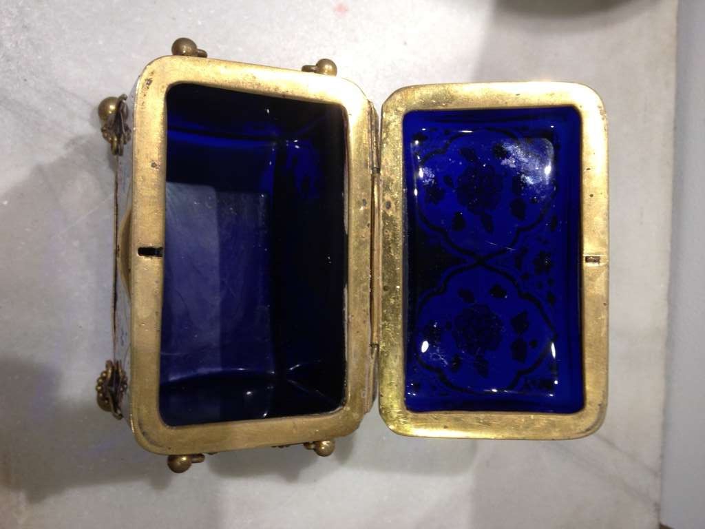 Sugar Box in Glass Russia For Sale at 1stDibs