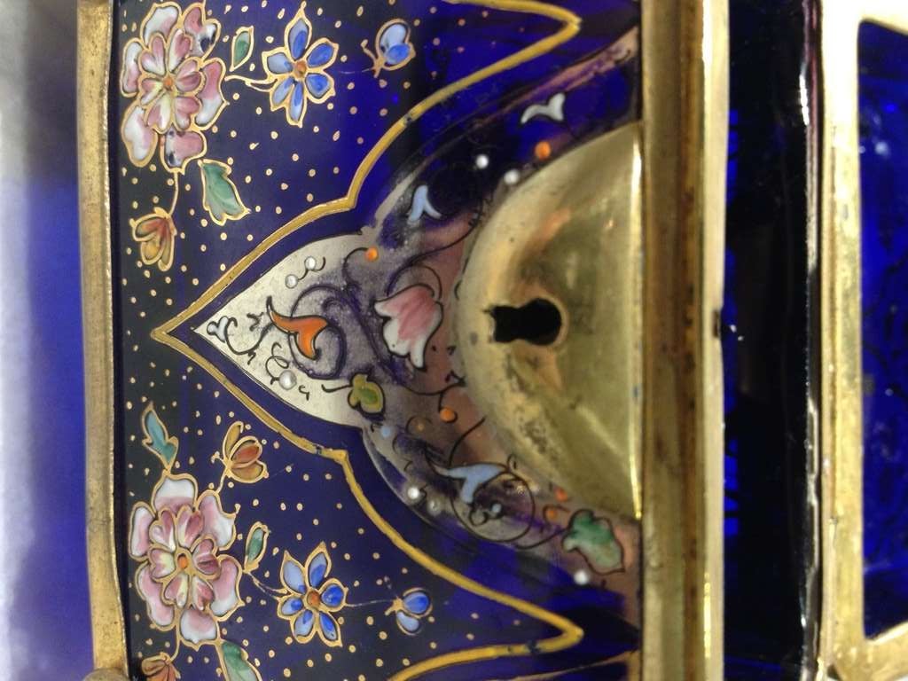 Sugar Box in Glass Russia For Sale at 1stDibs