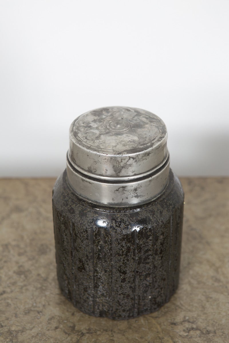 Cylinder Shaped Stone Canister Baroque For Sale at 1stDibs