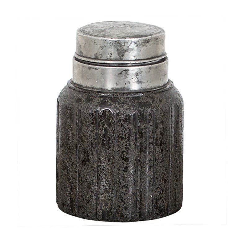 Cylinder Shaped Stone Canister Baroque For Sale at 1stDibs