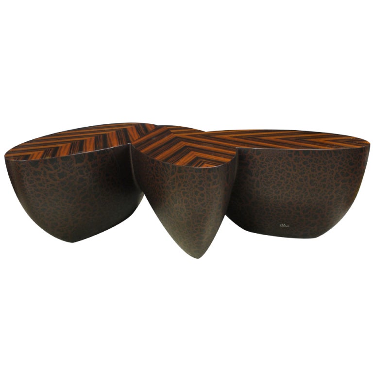 Wendell Castle 3 pod Sizzle Coffee Table at 1stDibs | wendell castle ...