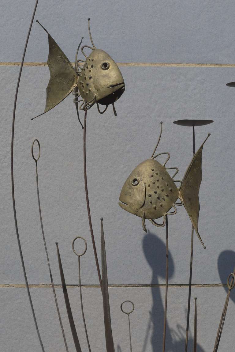 Brass Kinetic Sculpture by Ruddolph Turnbull circa 1950 at 1stDibs