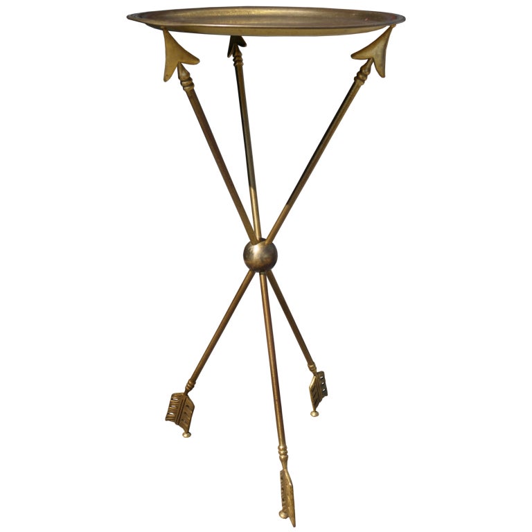 A Continental Neoclassical Crossed Arrow Table at 1stDibs