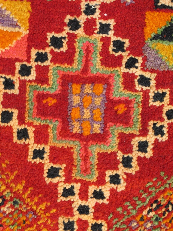 Colorful Moroccan Rug For Sale at 1stdibs