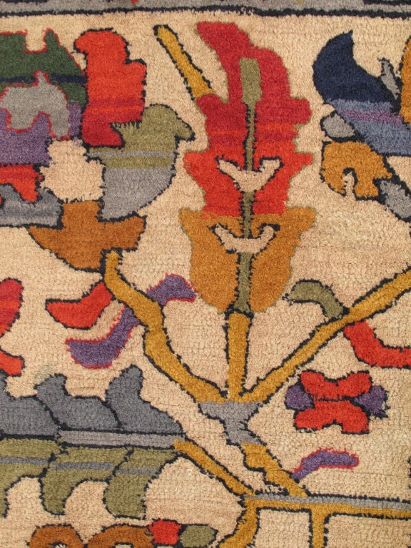 Antique German Bauhaus Carpet at 1stDibs | german rugs