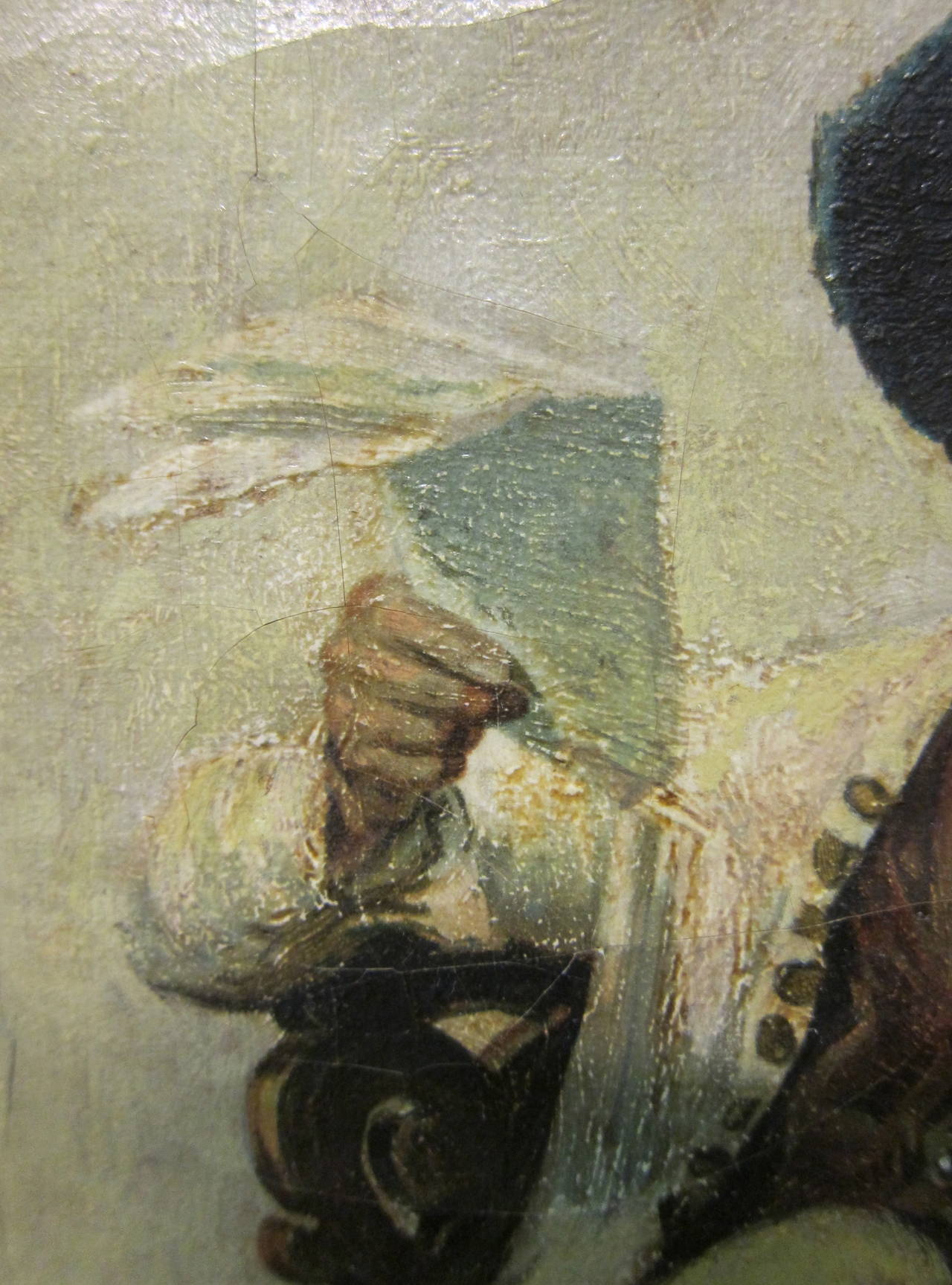 19th Century Theodore Gerard Painting For Sale at 1stDibs
