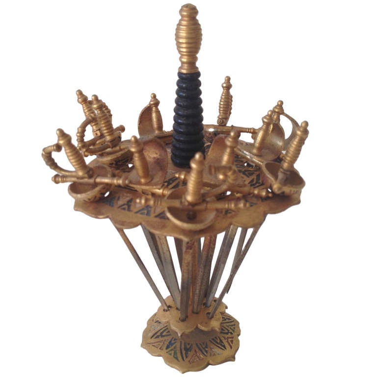 Mid Century Cocktail Pick Set at 1stDibs