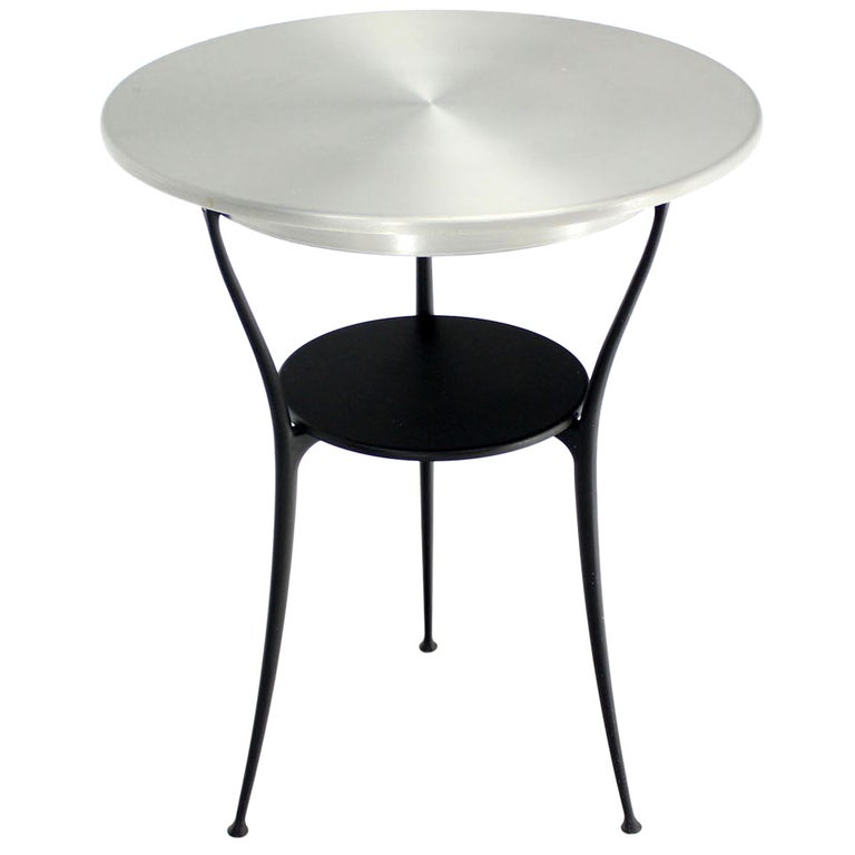 Mid-Century Italian Modern Tri-Leg Cafe Table by Arper at 1stDibs ...
