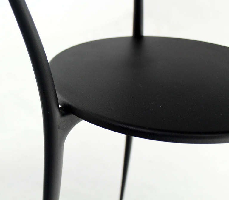 Mid-Century Italian Modern Tri-Leg Cafe Table by Arper at 1stDibs ...