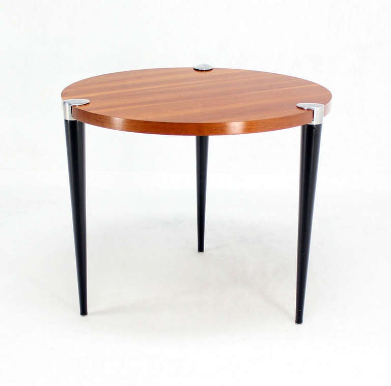 3 Legged Gueridon Modern Round Breakfast Cafe Dining Table Mid Century ...